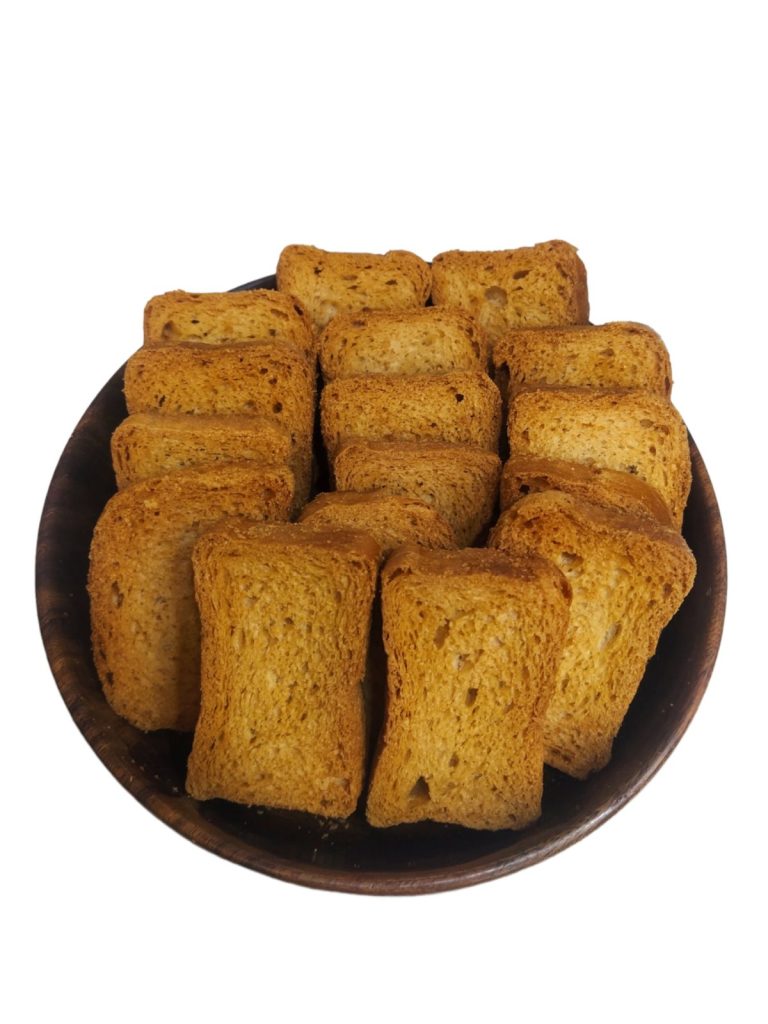 WHOLE WHEAT MILK RUSK 250G - Foodish Snacks