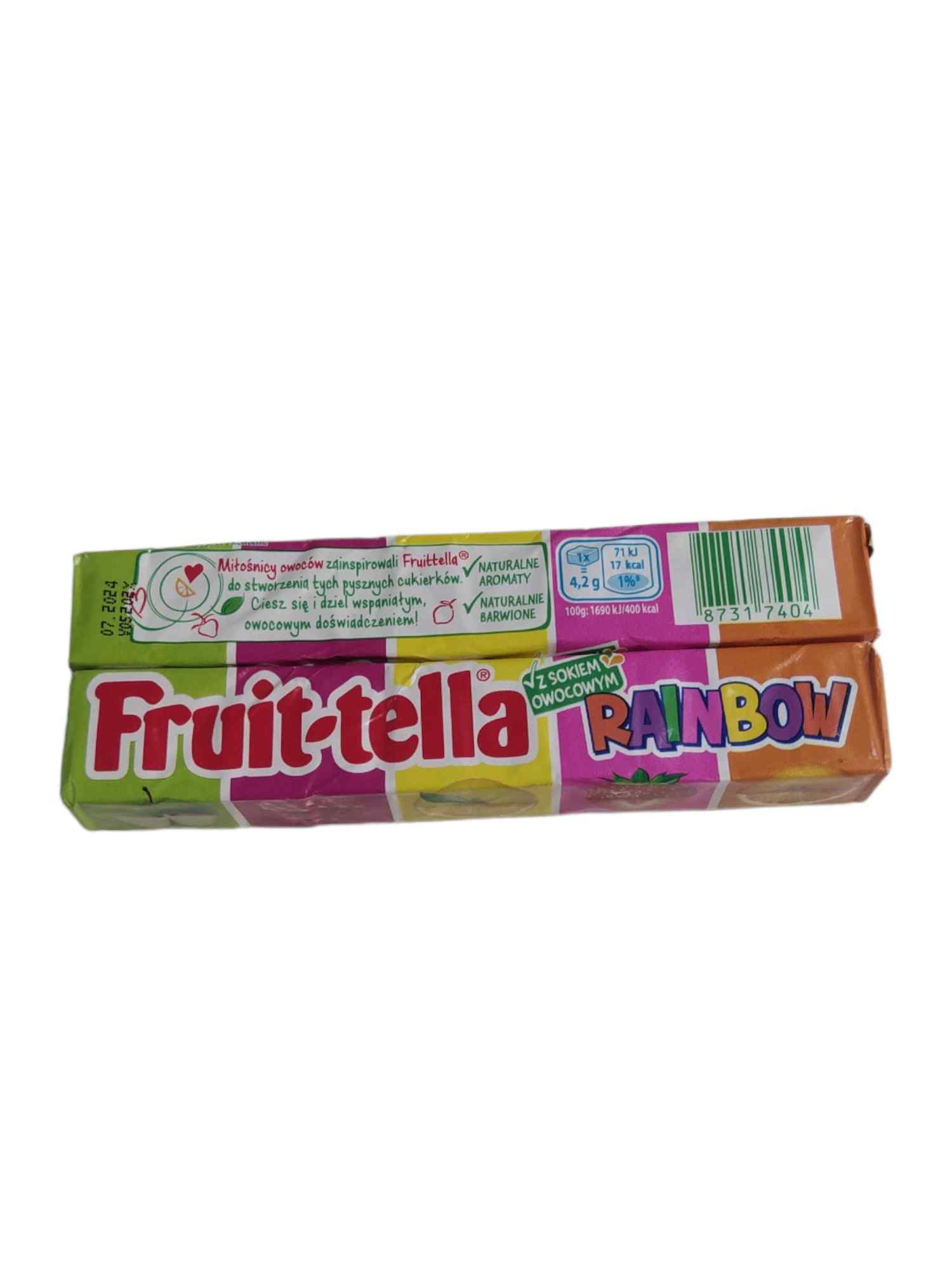 FRUITTELLA RAINBOW CANDY CHOCOLATE - Foodish Snacks
