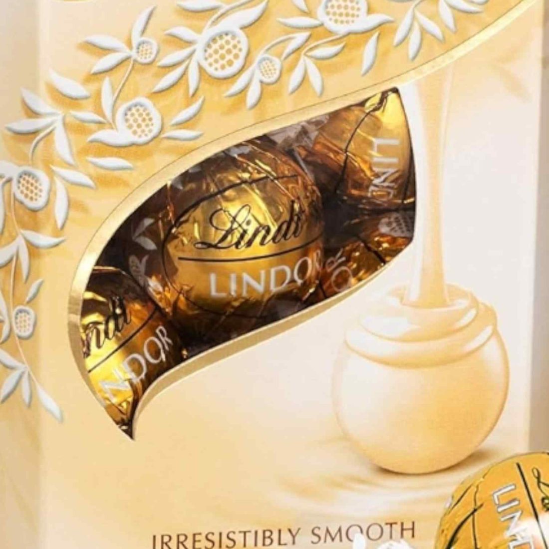 LINDT LINDOR WHITE CHOCOLATE 200G - Foodish Snacks