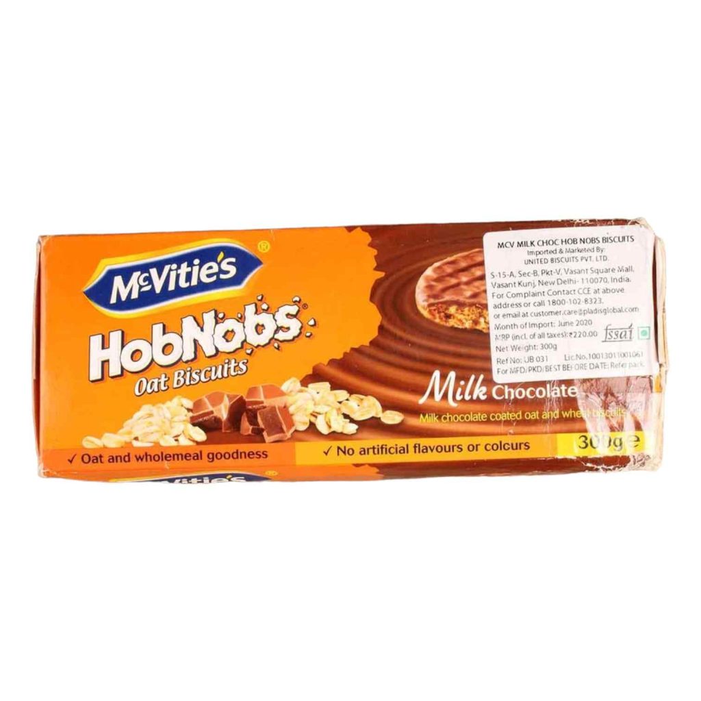 MCIVITIES HOBNOBS MILK CHOCOLATE 300G - Foodish Snacks