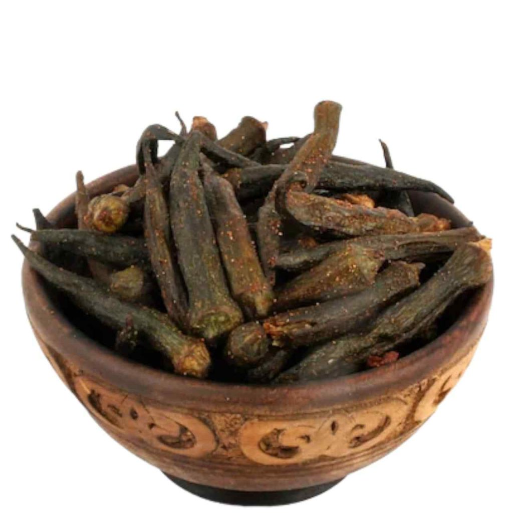 OKRA MASALA VACCUM FRIED CHIPS 100G - Foodish Snacks