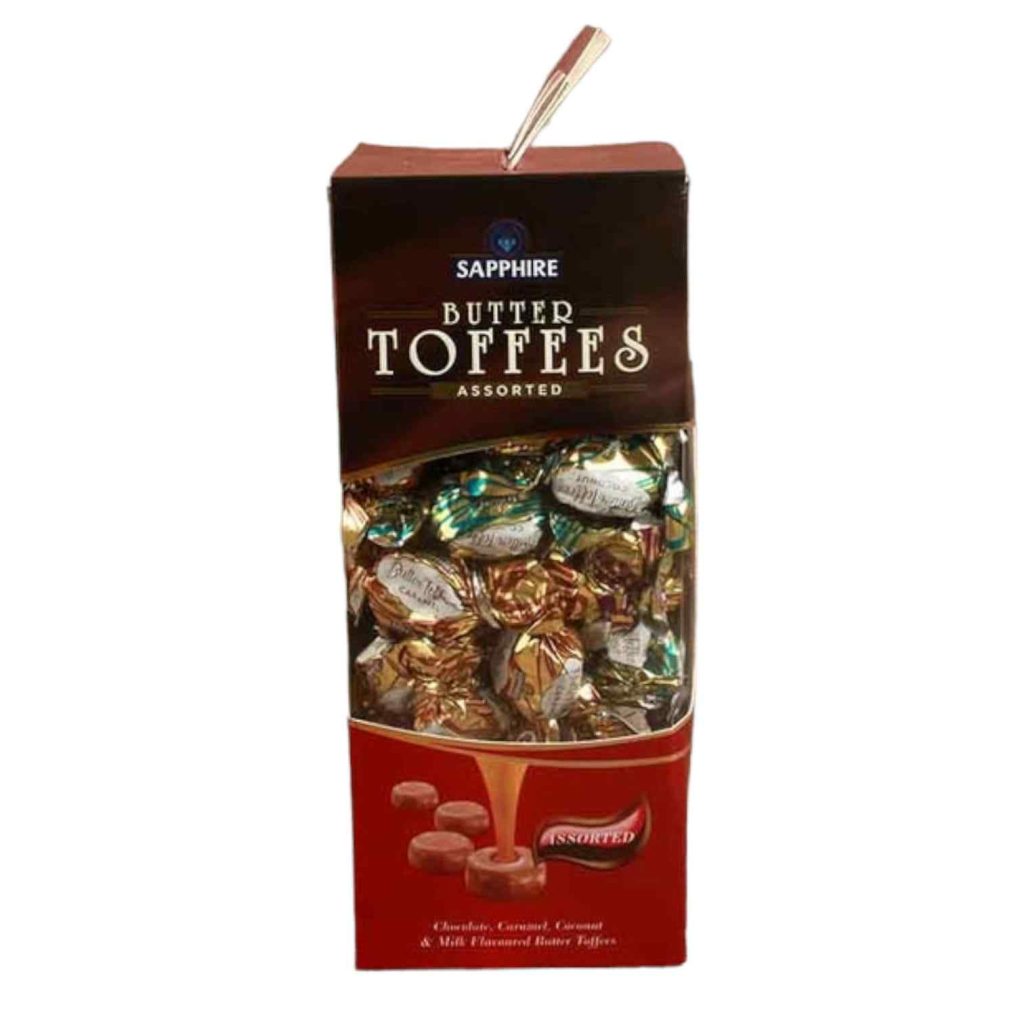SAPPHIRE BUTTER TOFFEES ASSORTED 375G - Foodish Snacks