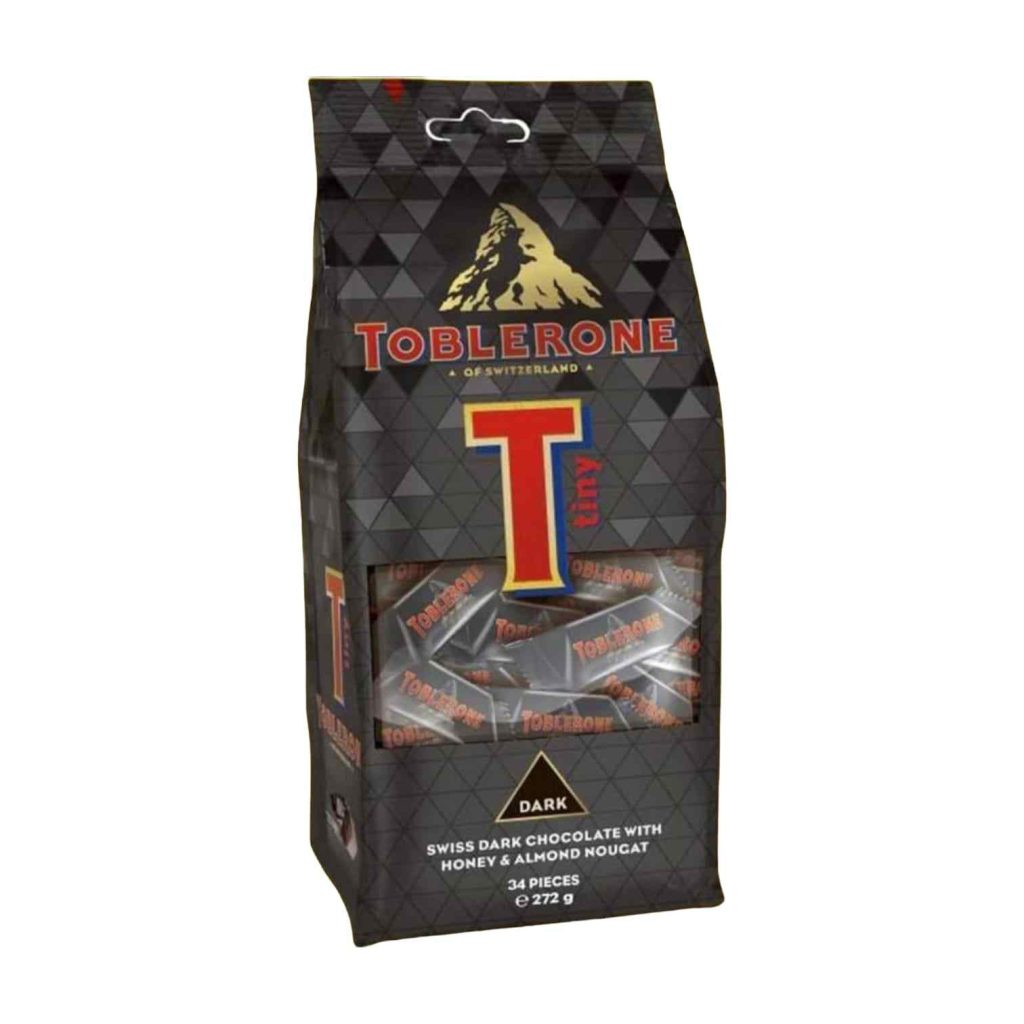 TOBLERONE TINY SWISS DARK CHOCOLATE 272G - Foodish Snacks