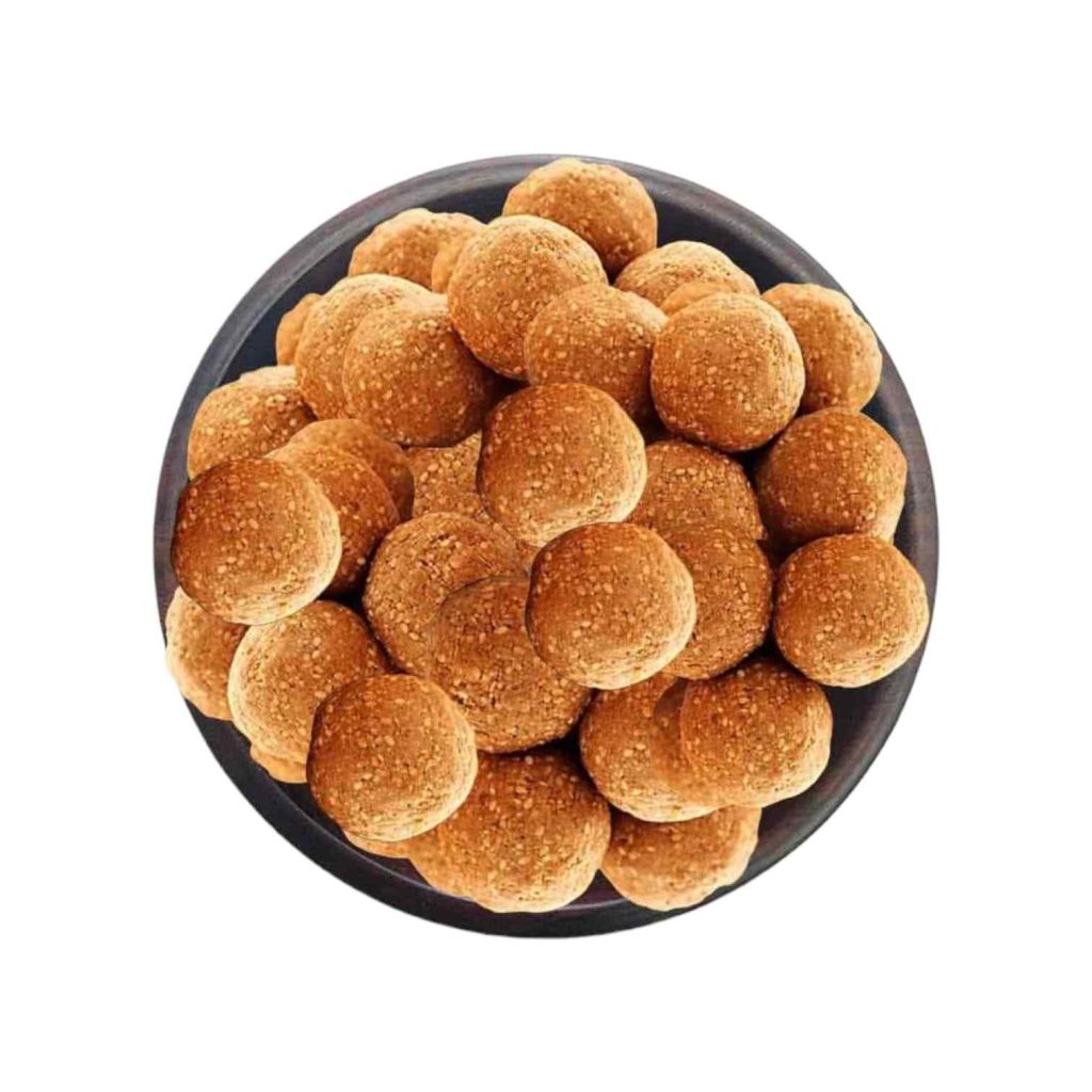 PURE GHEE TIL DATES LADDU 250G - Foodish Snacks